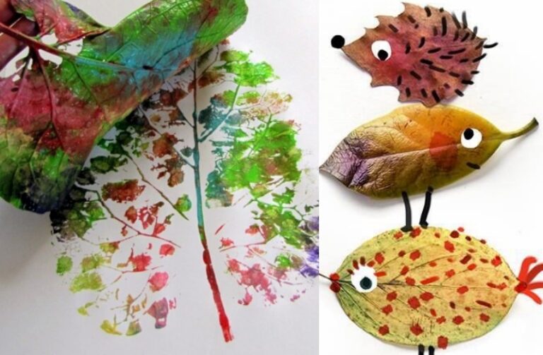 Šuškave sovice od jesenjeg lišća - Portal Moj pedijatar